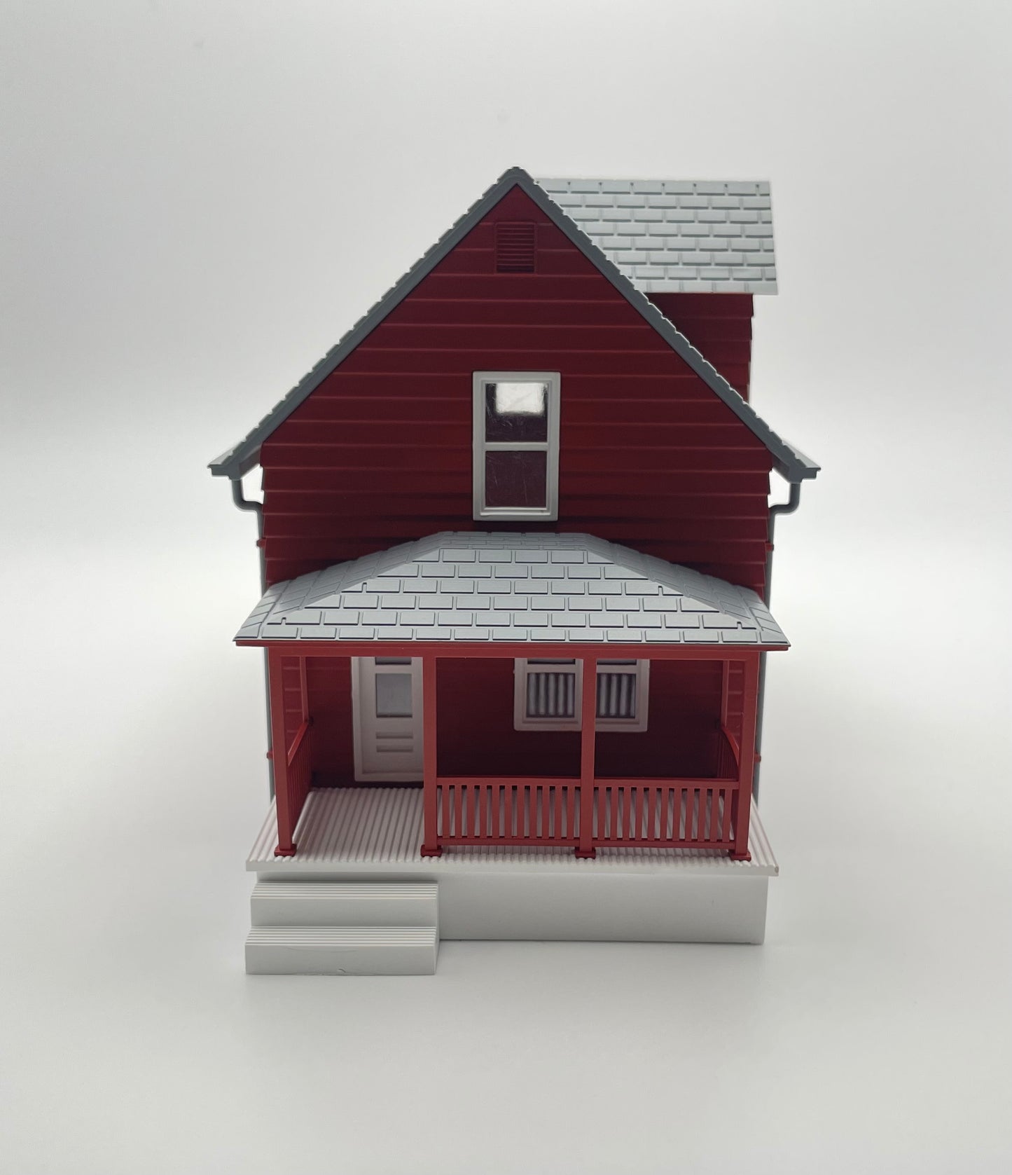 Assembled HO Farmhouse Red – Rock Island Hobby