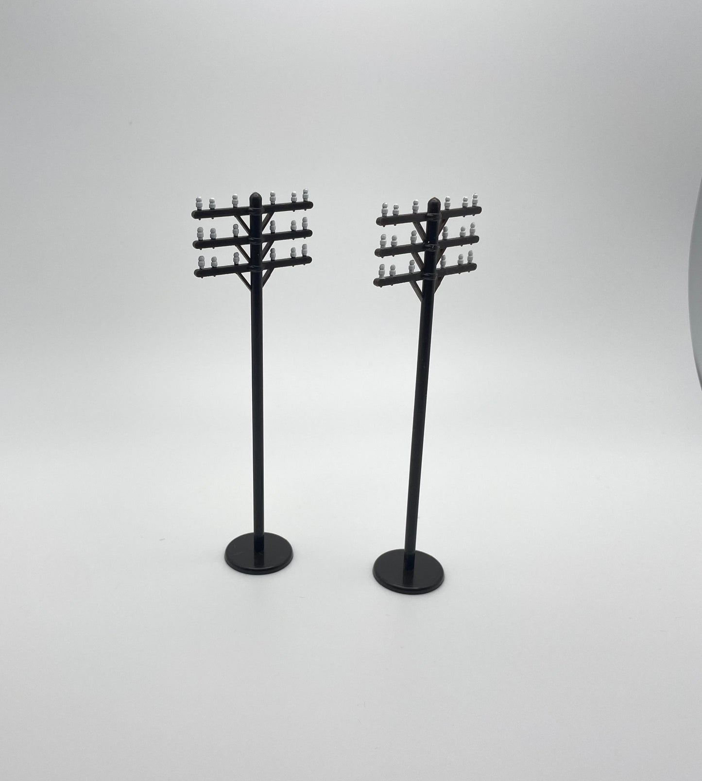HO Scale Telephone Poles (12pcs) – Rock Island Hobby