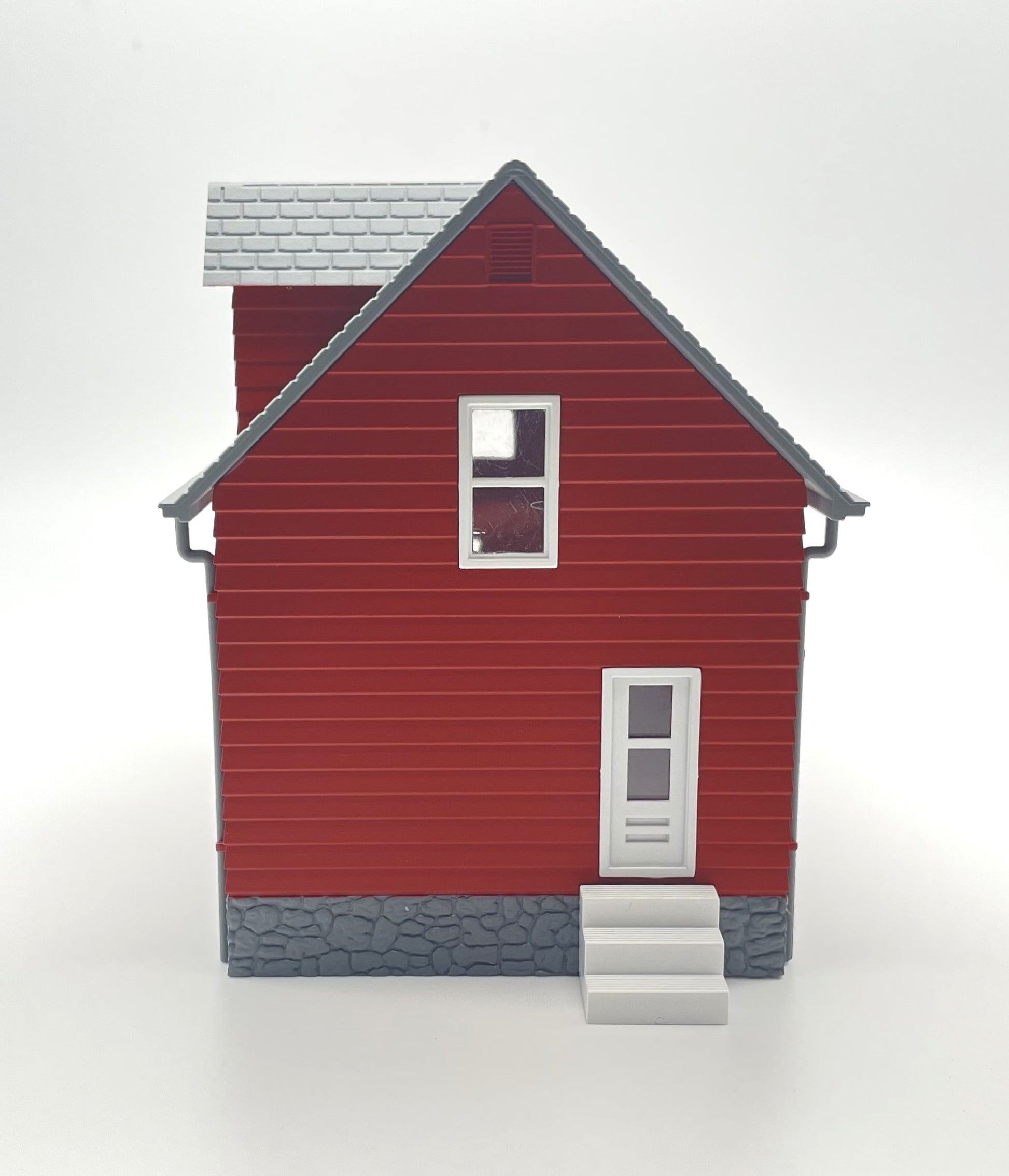 Assembled HO Farmhouse Red – Rock Island Hobby
