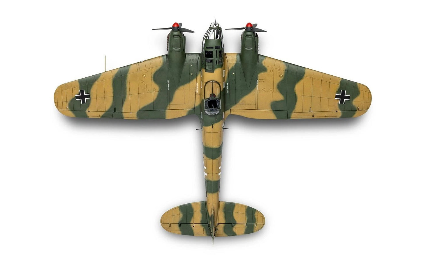 Airfix Heinkel He111 H-6 1:72 Scale Plastic Model Airplane Kit A07007C ...