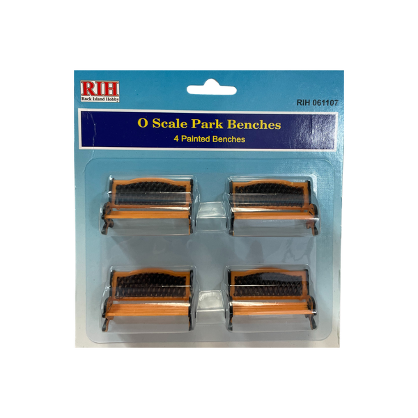 O Scale Park Benches – Rock Island Hobby